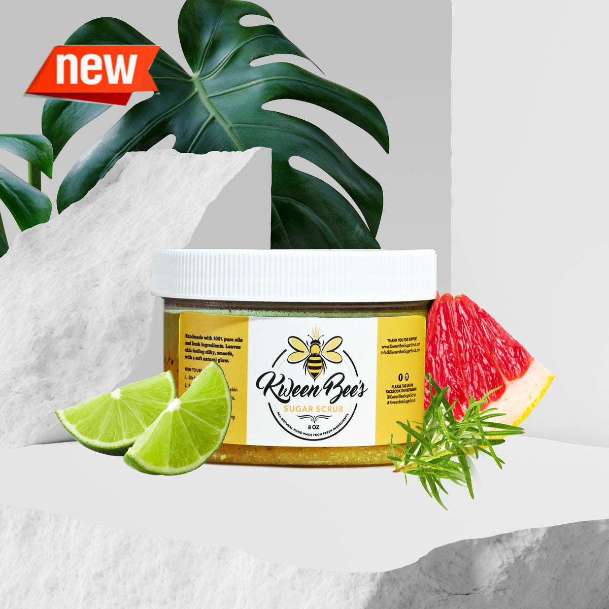 Meant to Bee - Sugar Scrub – Kween Bee's Sugar Scrub